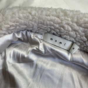 MNML | Jackets & Coats | Mnml Sherpa Jacket Button Pocket Full Sleeve ...